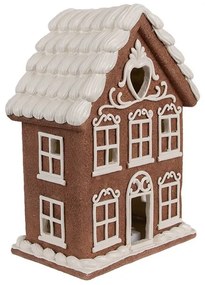 Vánoční perníková chaloupka s Led světýlky Gingerbread House - 17*10*22 cm
