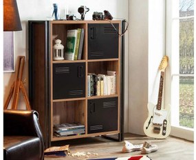 Designový regál Ilaria 89 cm borovice