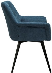 Bhm germany Jídelní židle Langford, textil, modrá