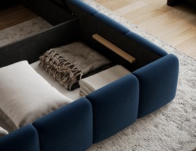 Postel Edvige + Dřevěný rám + plynový výtah + kontejner 180x200
