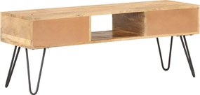 TV stolek 120 x 35 x 45 cm masivní mangovníkové dřevo 321790