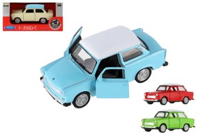 Auto Welly Trabant 601 Klasic kov/plast 11cm 1:34-39 na volný chod 4 barvy (1 ks)