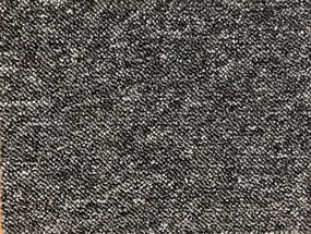 Metrážový koberec Ultra 158 - černošedý melír - 3,66m