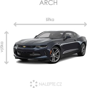 Chevrolet Camaro samolepka na zeď 48 x 22 cm