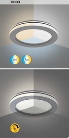Rabalux Bílé stropní LED svítidlo Cooperius 480mm 47W CCT s DO 71003