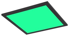 Černé LED stropní svítidlo 29.5x29.5 cm Beta – Trio