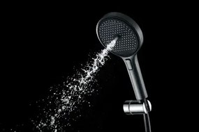 kielle Oudee - Sprchová hlavice 130 | 3 proudy | gun metal/černá