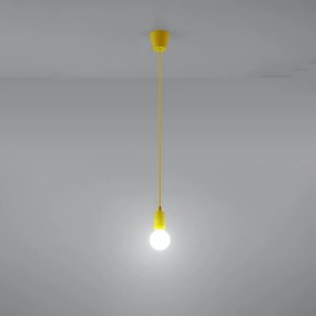 Sollux Lighting Závěsné svítidlo DIEGO 1 žluté