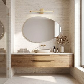 Toolight Rea, Koupelnové nástěnné LED svítidlo SWE047-1W 60cm GOLD BRUSH, OSW-20147