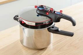 Tefal Tlakový hrnec Tefal Secure Trendy P2580402, 4 l nerez