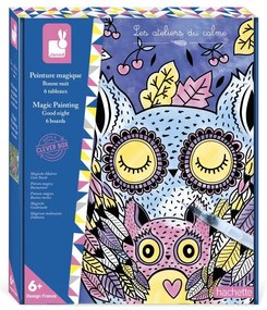 Dětský ateliér maxi - magické malování vodou - zvířata v noci