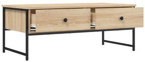 Konferenční stolek dub sonoma 101x49x39,5 cm kompozitní dřevo - Default Title