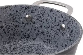 Lamart Granit Kastrol s poklicí 3.9L šedá / 24 x 10.7 cm / hliník