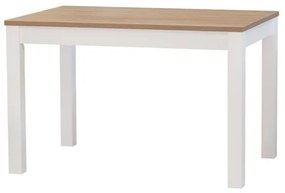 Stima Jídelní stůl CASA Mia variant | Délka stolu: 120,Rozklad: Bez rozkladu,Odstín: bílá-buk