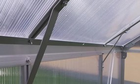 Jurhan & Co.KG Germany Zahradní skleník z polykarbonátu Aluminium M3 250 x 190 x 190 cm