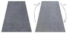 koberec, koberec metráž SANTA FE šedá 97 hladký, Jednotný jedno velikost 200x350 cm | krásné koberce cz