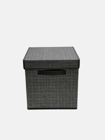 Sinsay - Skládací úložný box s rukojetí a víkem - šedá