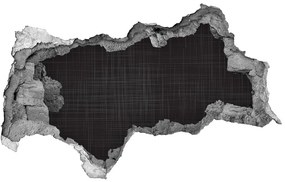 Wallmuralia Díra 3D fototapeta na stěnu Lněná textura 95x73 cm