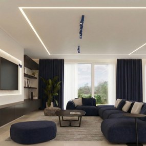 Sollux Lighting Stropní svítidlo RING 2 ultramarínové