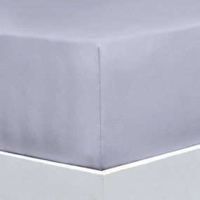 Florella Prostěradlo Avance Jersey Elastan Lila, 90-100x200-220 cm