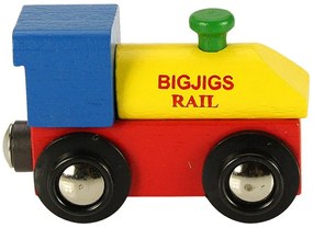 Bigjigs Rail Dřevěná lokomotiva