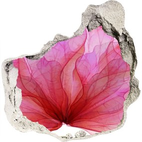 Wallmuralia Samolepící díra na stěnu Růžový květ 75x75 cm