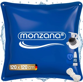 Monzana Bazénový polštář – modrý, 120×120 cm, mrazuvzdorný do -20 °C