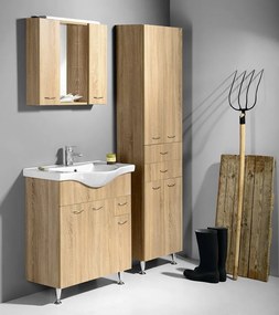 Aqualine Aqualine, KERAMIA FRESH skříňka horní 70x50x20cm, bílá, 52362