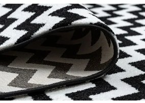 koberec SKETCH F561 krém/ černá cikcak velikost 240x330 cm | krásné koberce cz