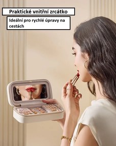 Songmics Cestovní organizér na šperky velký JBC180W01