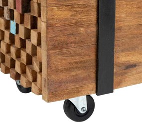 TV stolek 110 x 30 x 32,5 cm masivní teakové dřevo 326173