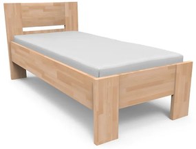 Jednolůžková postel 210x90 cm Nicky plné čelo (masiv). 745685