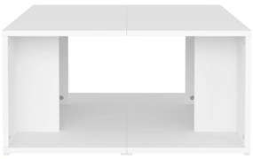 Konferenční stolky 4 ks bílé 33 x 33 x 33 cm dřevotříska - Default Title