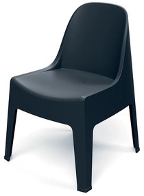Zahradní židle MILANES 58x60x73,5 cm šedá