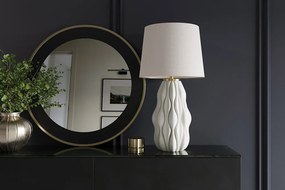 Designová stolní lampa Amira 70 cm bílá