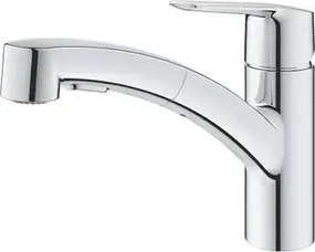 Grohe QuickFix Start - Dřezová baterie s výsuvnou sprškou chrom