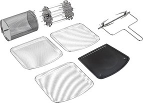 TESLA AirCook & Grill QG800 WiFi - multifunkční digitální horkovzdušná fritéza