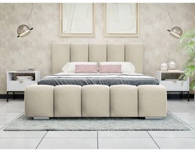 Čalouněná manželská postel Lisko, Rozměr postele: 160 x 200 cm, Barva potahu: Kronos 29