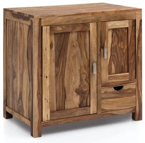 furniture-nabytek.cz - Masivní umyvadlová skříňka Lagano z palisandrového dřeva, lakovaná, hnědá
