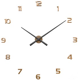 JVD Designové rosegold nástěnné nalepovací hodiny JVD HT465.3