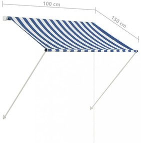 Zatahovací markýza 100x150 cm Dekorhome