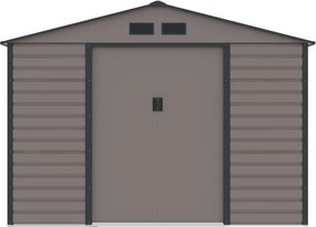 Zahradní Domek na Nářadí Plechový | G21 GAH 529 šedý | 2,7 x 1,9 m