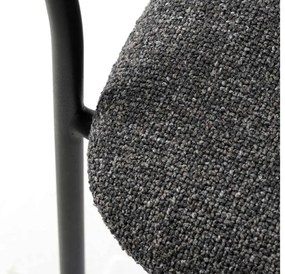 Designová jídelní židle Quirinus tmavě šedá