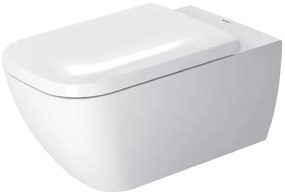 Duravit Happy D.2 - Závěsné WC, Rimless, s WonderGliss, alpská bílá 25500900001