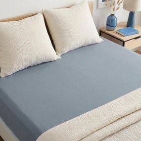 4Home Jersey prostěradlo MAKO šedá, 140–160 x 200 cm