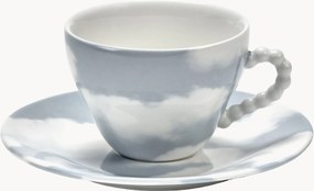 Ručně zpracovaný porcelánový šálek's podšálkem Les Objets Mouleversants