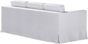 Potah na pohovku IKEA  Karlanda 3-místná nerozkládací, dlouhý barva šedá látka pletený vzor