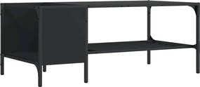 vidaXL Konferenční stolek s regálem 100x51x40 cm kompozit [837732] Barva: šedá sonoma