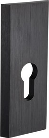 Kuchinox Kuchinox, podlouhlá rozeta pro cylindrickou vložku 117x50x9 mm, černá, LAV-LZ3_902A