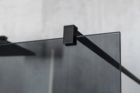 Gelco VARIO BLACK jednodílná sprchová zástěna k instalaci ke stěně, kouřové sklo, 1000 mm GX1310GX1014